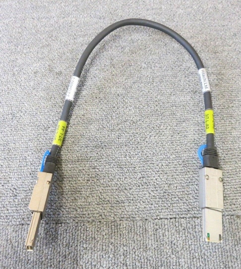 Hitachi 3-2134092-2 55CM 3/7-L-A4 To 3/7-L-A2 Direct Attach Copper Cable