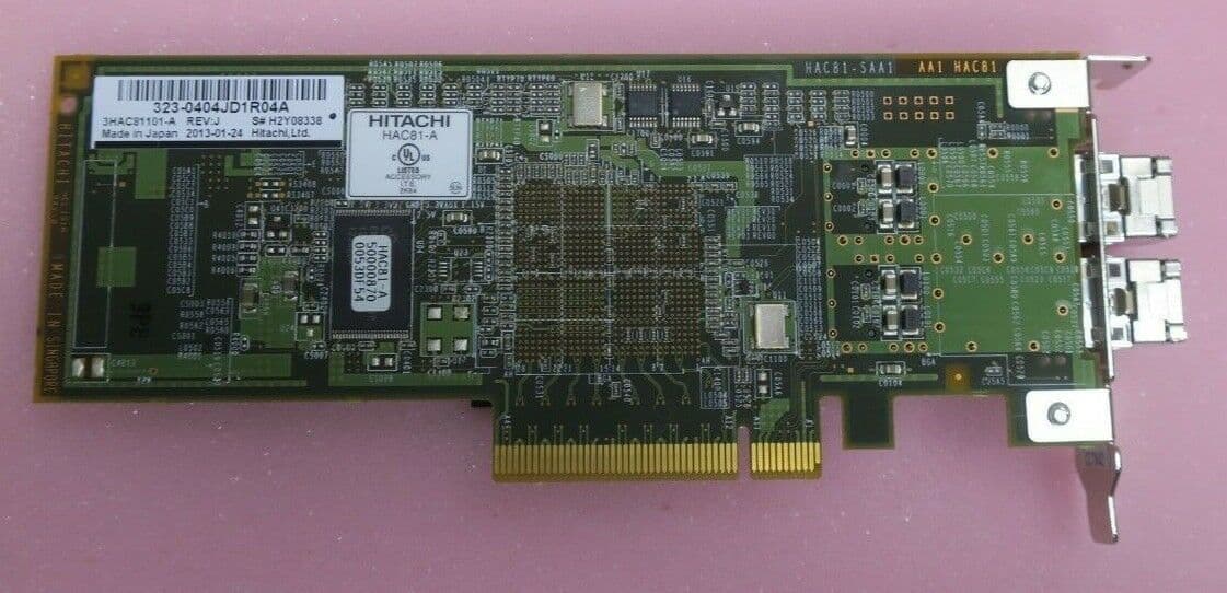 Hitachi 3HAC81101-A HAC81-A Dual Port Host Bus Adapter HBA Network Card ...