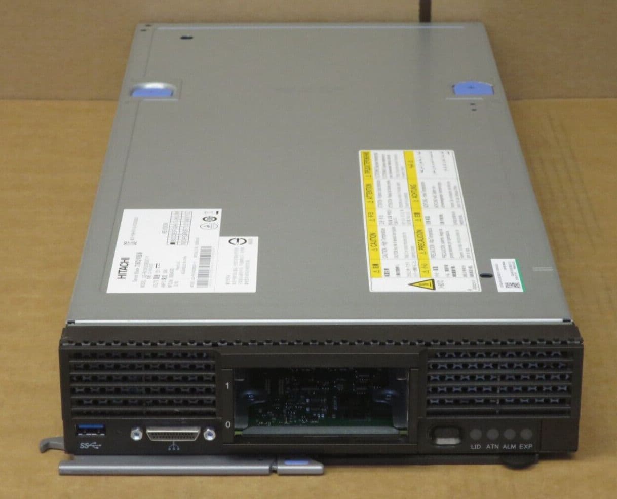 Hitachi 520H B3 Server Compute Blade 2x E5-2690v3 24x DIMM Slot 2x SAS ...