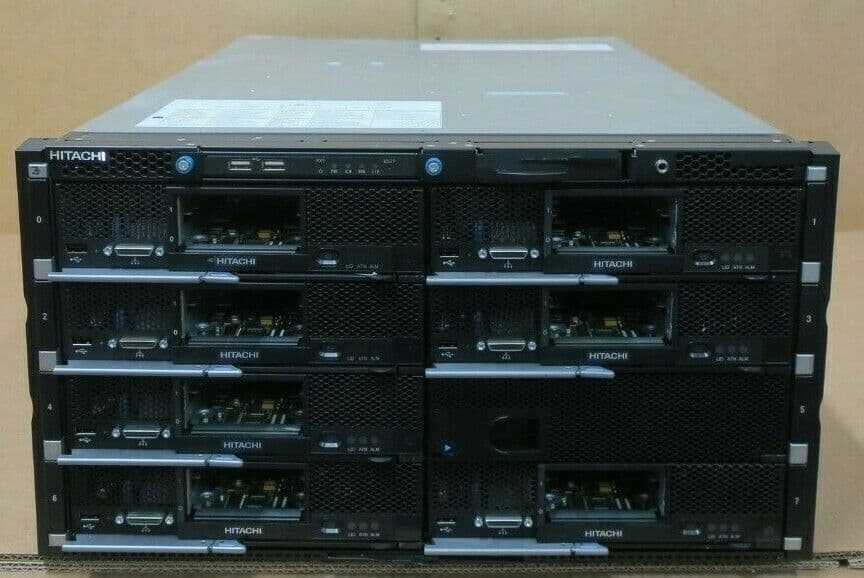 Hitachi Compute Blade CB500 7x 520H B1 8x E5-2640 4x E5-2680 2x E5-2603 ...