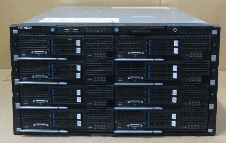 Hitachi Compute Blade CB500 Chassis 8 x 520H B4 4x PSU 2x Mgmt 4x ...