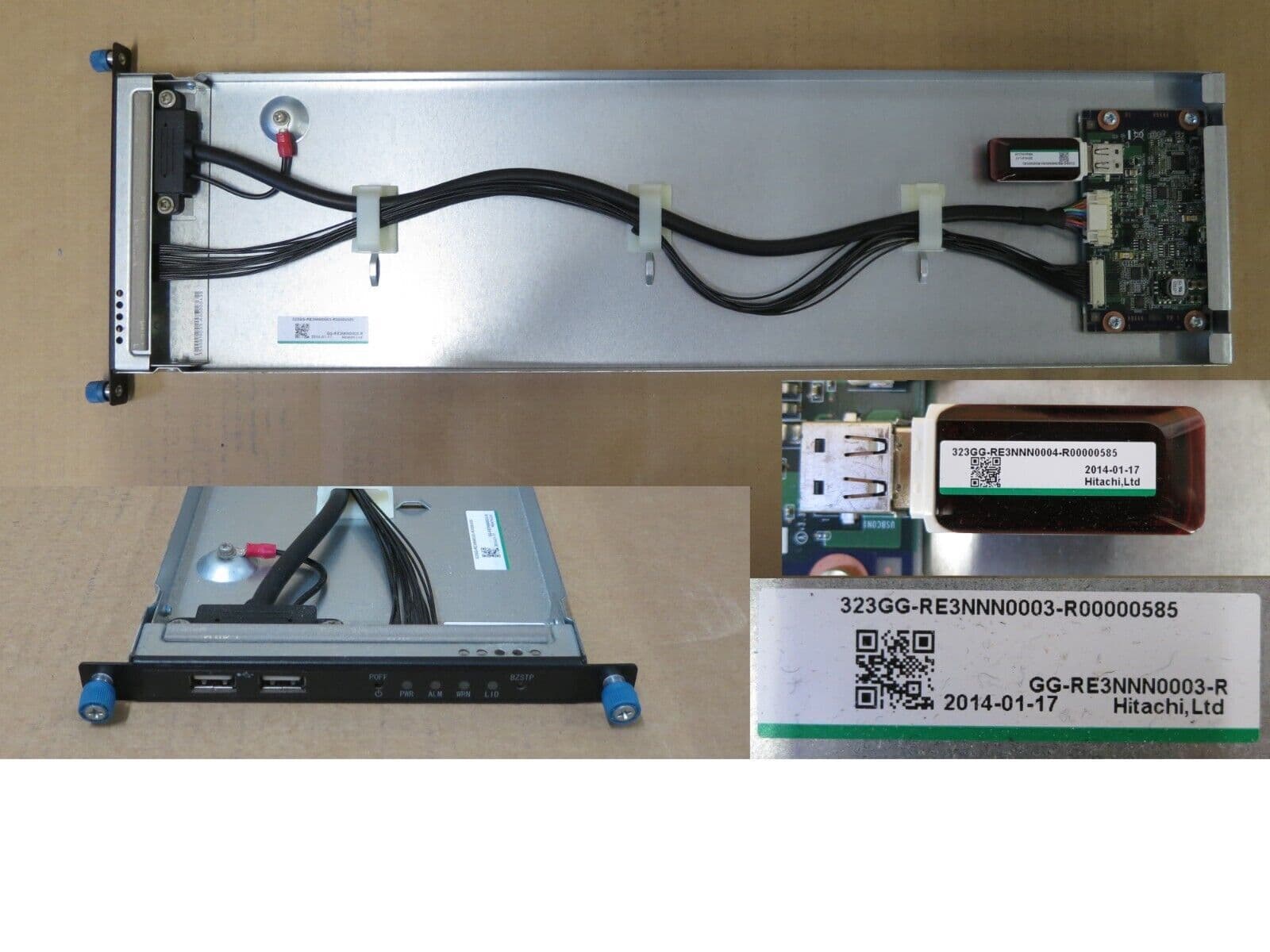 Hitachi Compute Blade CB500 Chassis 8 x 520H B4 4x PSU 2x Mgmt 4x ...