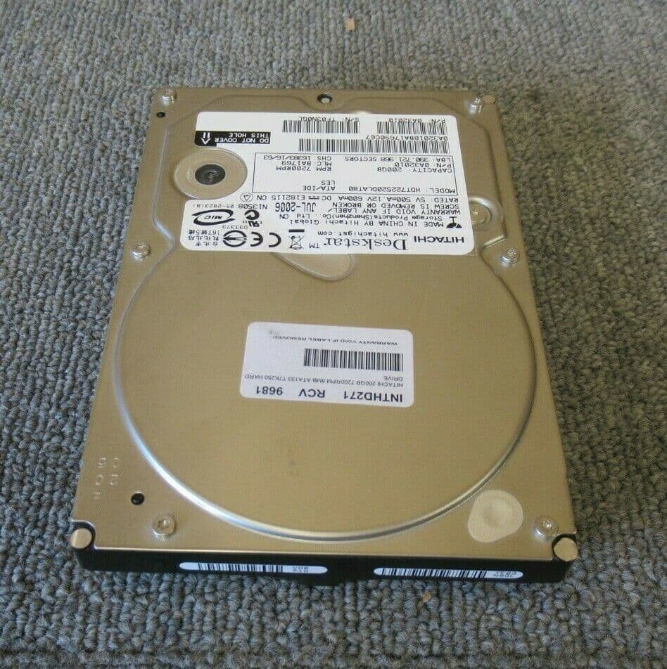 Hitachi Deskstar 0A32010 T7K250 200GB 7200RPM ATA133 8MB 3 5" Internal HDD