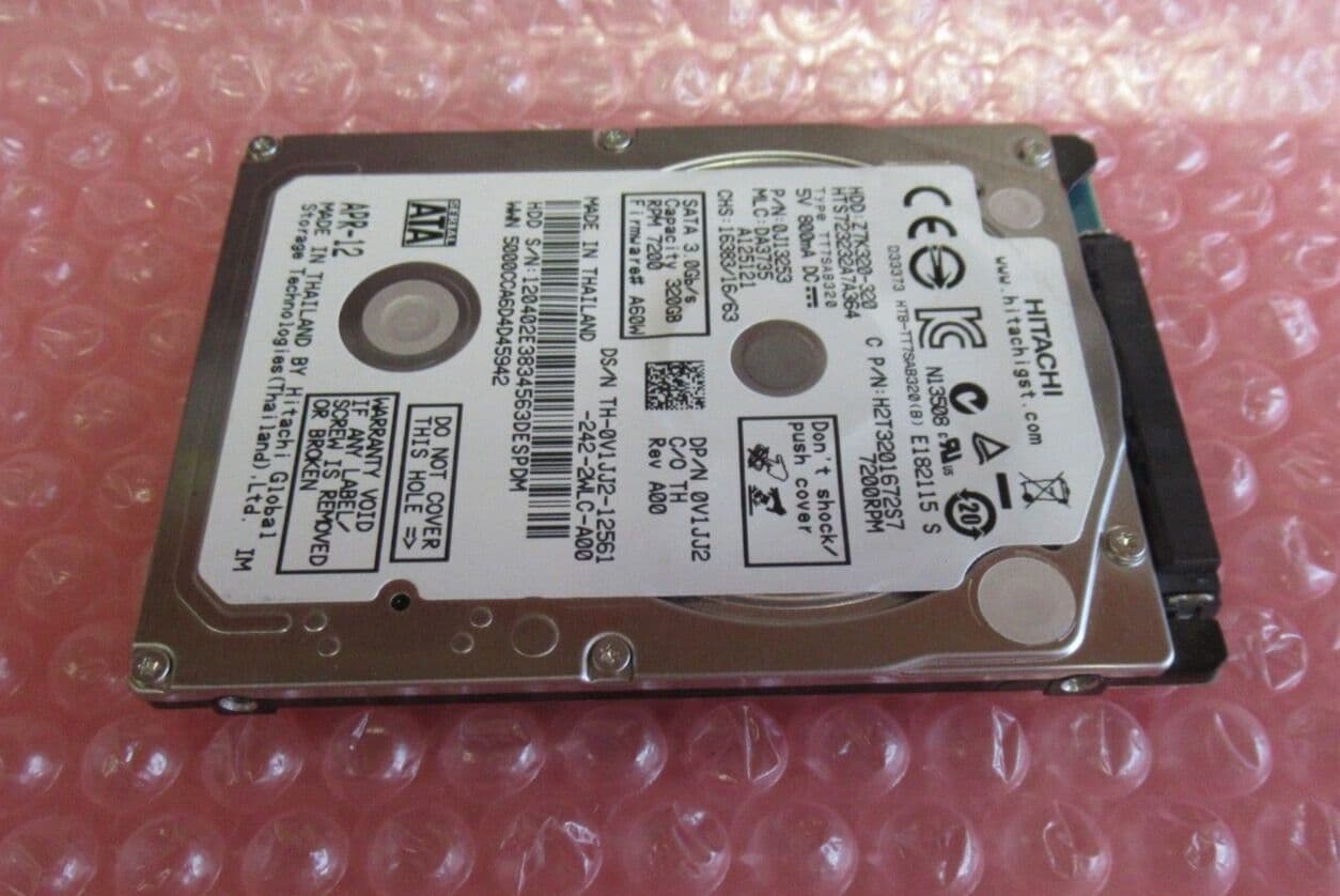 Hitachi HTS723232A7A364 Travelstar Z7K320-320 320GB 7200RPM 16MB 2 5 ...