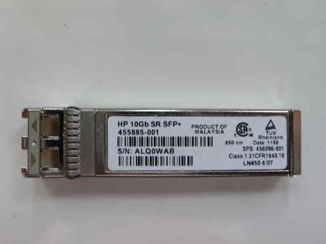 HP 10Gb Short Range 10GBASE-SR SFP LC 850nm Fibre Transceiver Module ...