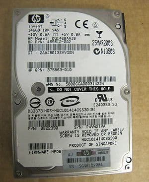 HP 146 GB Hard Drive 10000 RPM 459512-002 10K SAS