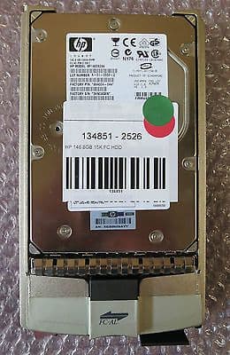 HP 146GB 15k Fibre Channel FC Hot Plug Drive 366024-001