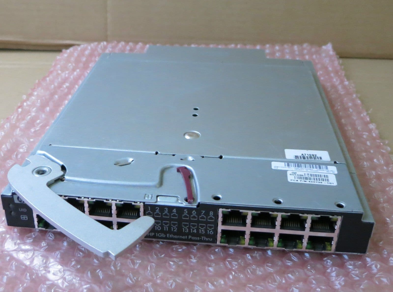 HP 1GB 16-Port Ethernet Pass Thru Module For C-Class 406738-001 419329 ...