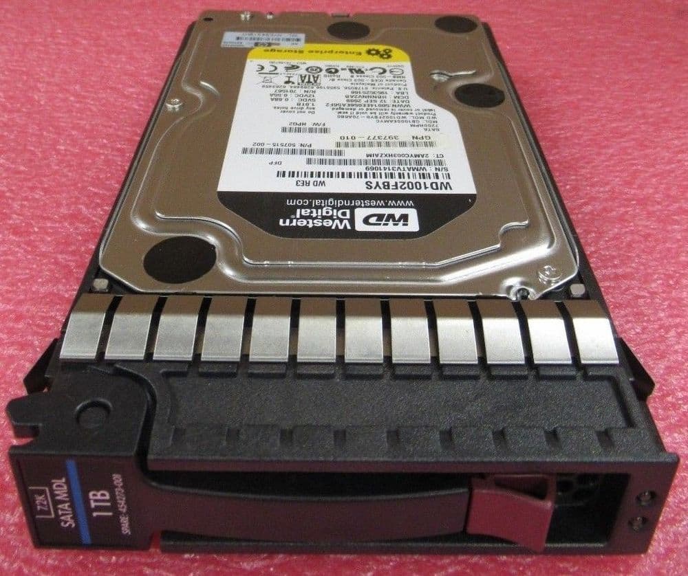 HP 1TB 3G SATA 7 2k 3 5" Hot Plug HDD Hard Drive 454273-001 454146-B21