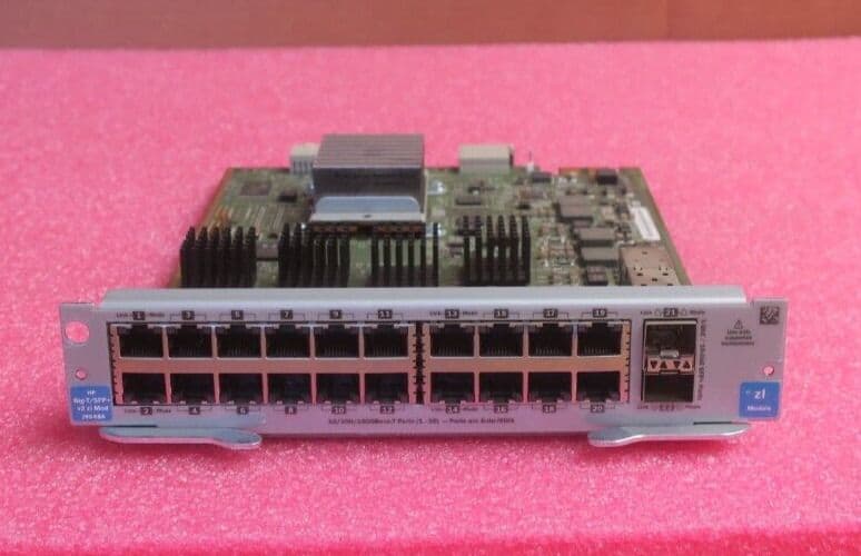 HP 20-Port Gigabit Base-T 2-Port 10GbE SFP v2 zl Expansion Module ...