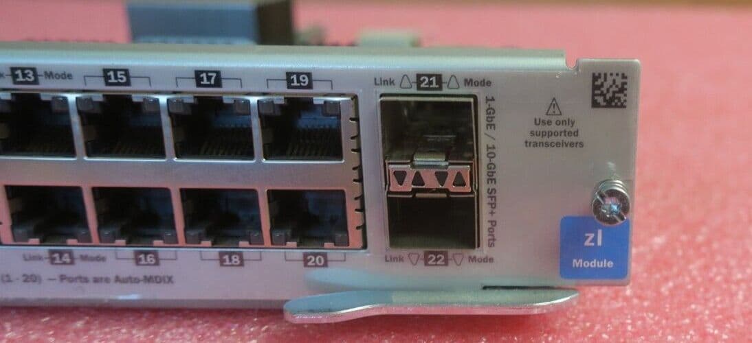 HP 20-Port Gigabit Base-T 2-Port 10GbE SFP v2 zl Expansion Module J9548A
