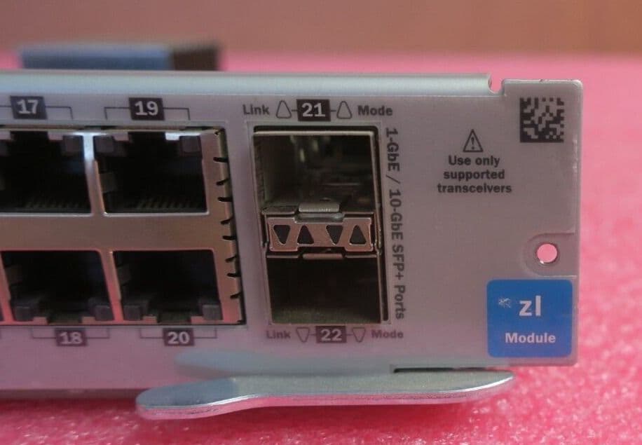 HP 20-Port Gigabit Base-T 2-Port 10GbE SFP v2 zl Expansion Module ...