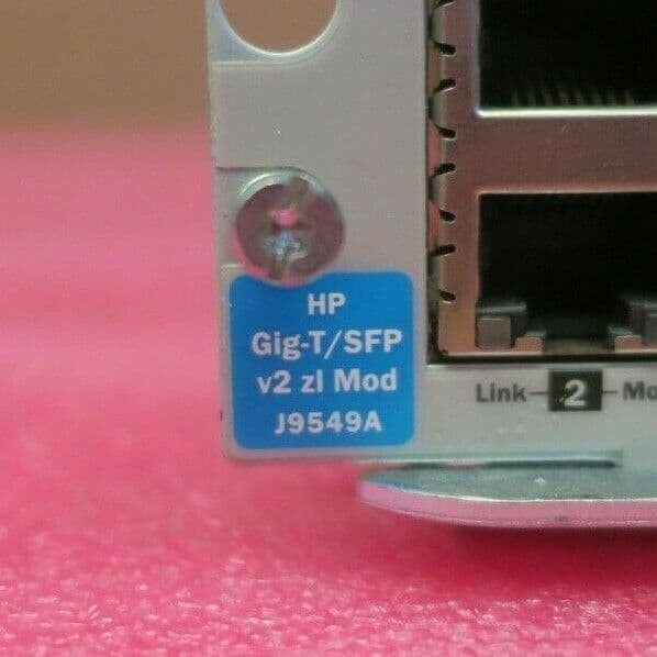 HP 20-Port Gigabit Ethernet 4-Port 1GbE SFP v2 Network Switch zl Module ...
