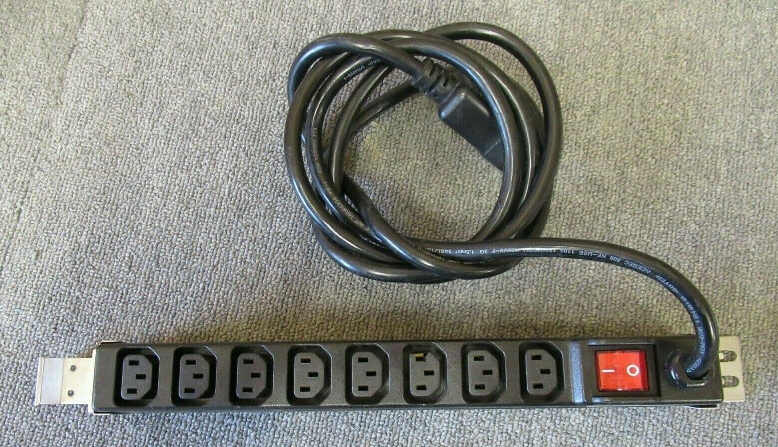 HP 228480-002 252638-001 EO4601 8 Outlets Modular PDU Extension Bar