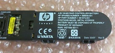 HP 256MB Smart Array Cache Module 012764-004 - P400 With Battery 381573-001