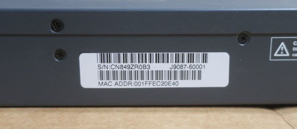 HP 2610-24-PWR 24x 10/100 RJ45 PoE 2x 1GbE RJ45 2x 1GbE SFP Port Switch ...