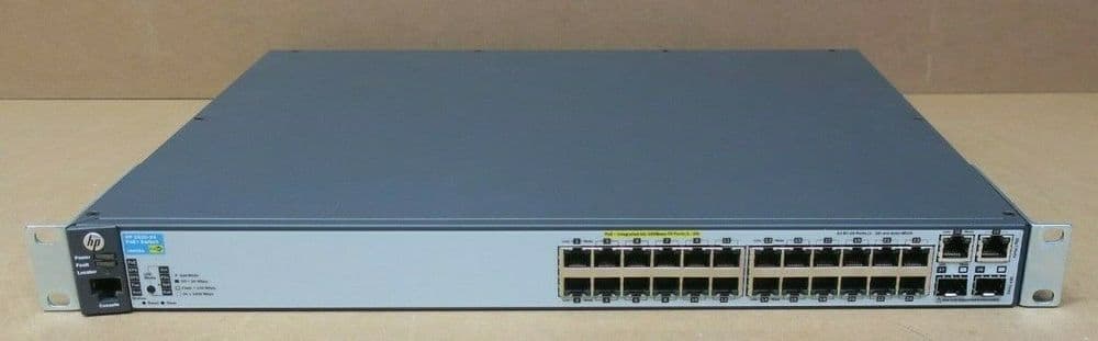 HP 2620-24 24x 10/100Base-TX PoE 2x 1GbE Ports 2x 1GbE SFP Port Switch ...