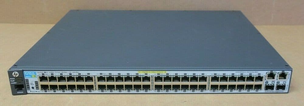 HP 2620-48 48x 10/100Base-TX PoE 2x 1GbE Ports 2x 1GbE SFP Port Switch ...