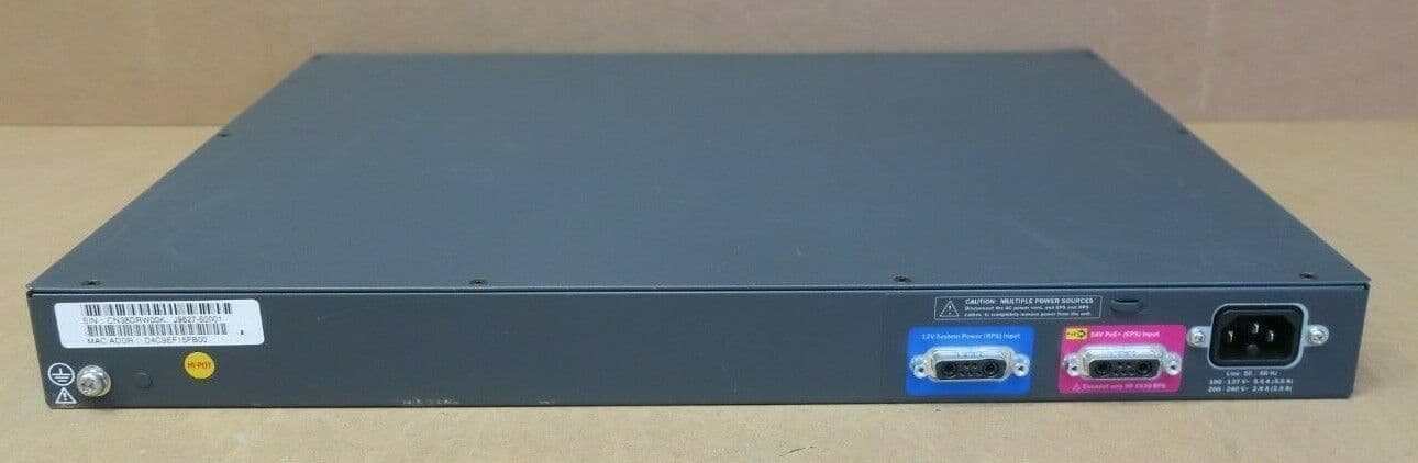HP 2620-48 48x 10/100Base-TX PoE 2x 1GbE Ports 2x 1GbE SFP Port Switch ...