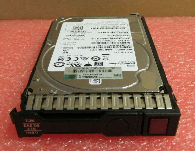 HP 2TB 7 2K SAS 12Gb/s 2 5" Hot-Swap Hard Drive 765466-B21 765873-001 ...