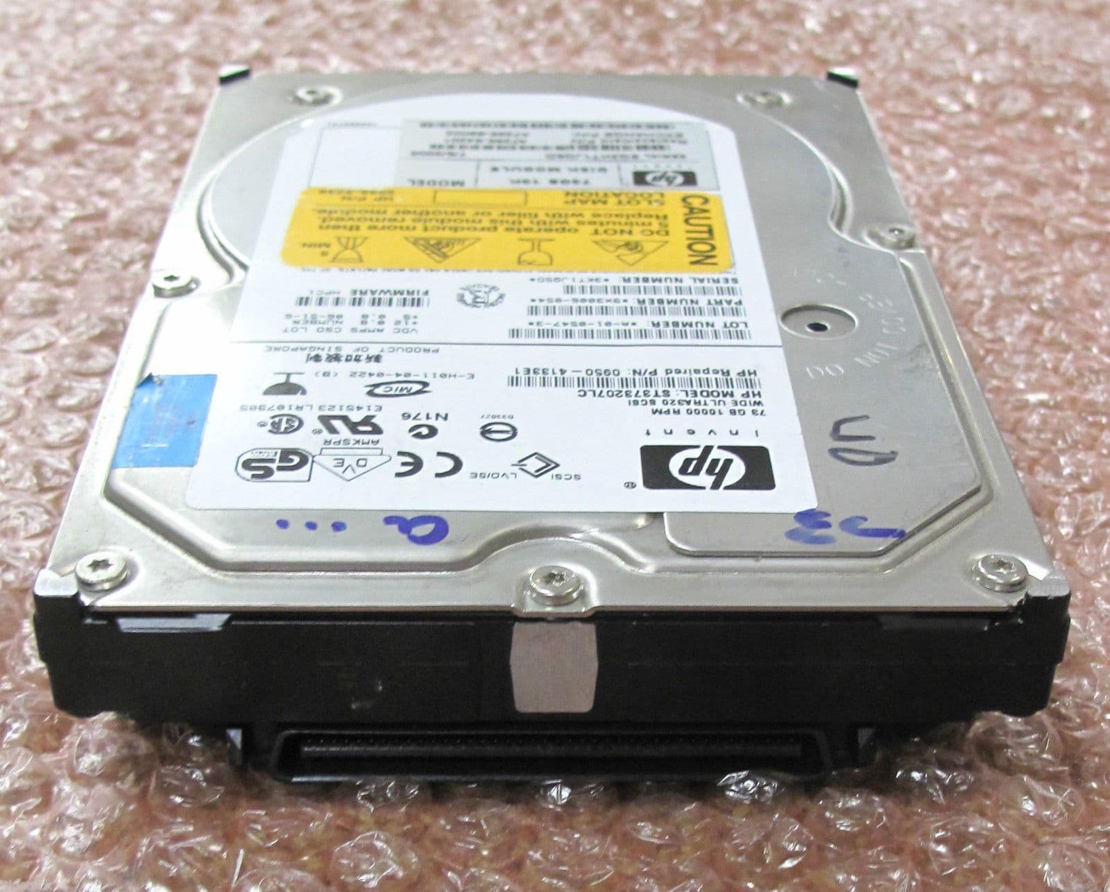 HP 3 5" 73GB 10k HOT SWAP Ultra 320 SCSI Hard Drive HDD No Caddy 9X3006-054