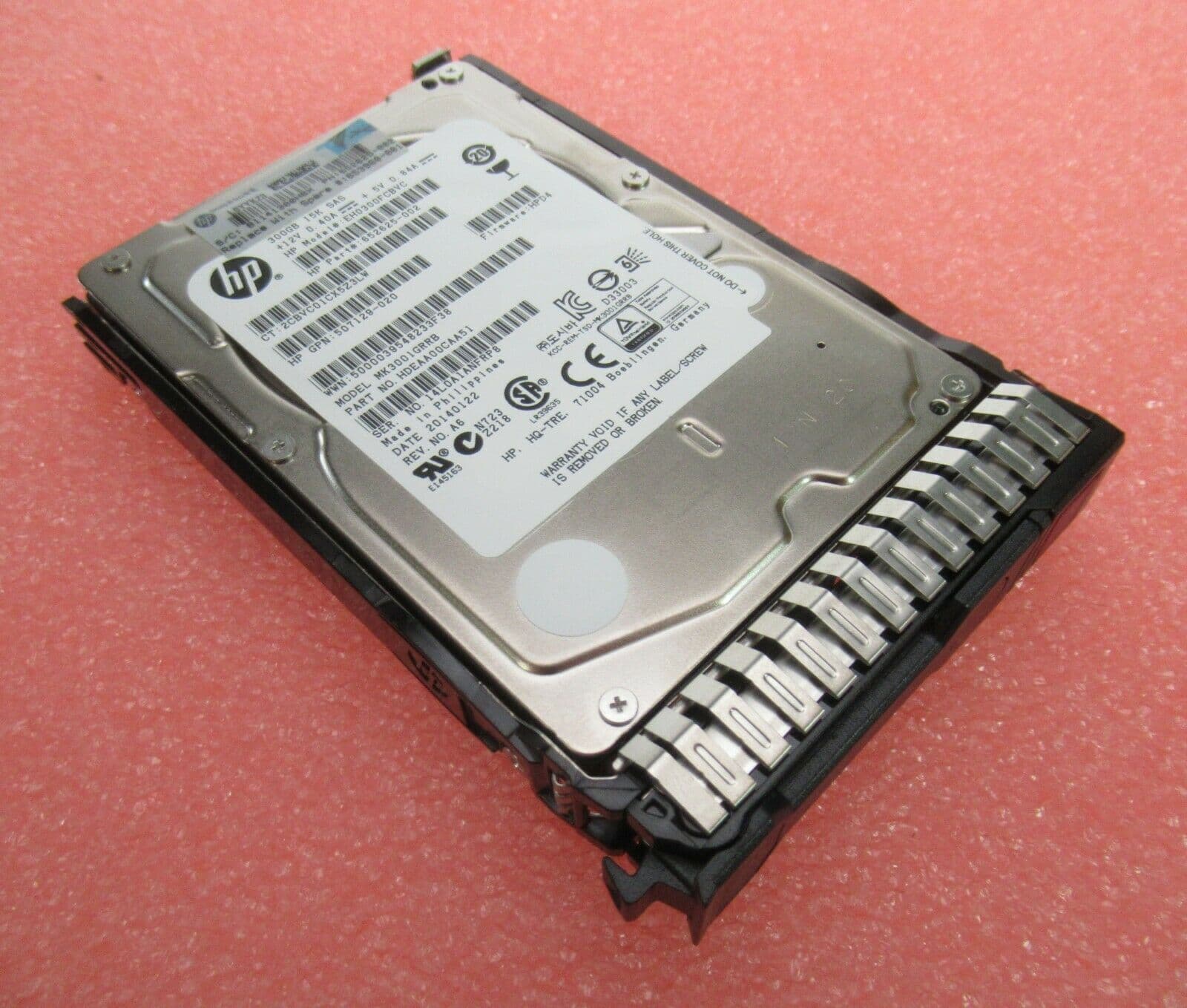 HP 300GB 2 5" SAS 6GB/s 15K 32MB Hard Drive HDD in Caddy 653960-001 ...
