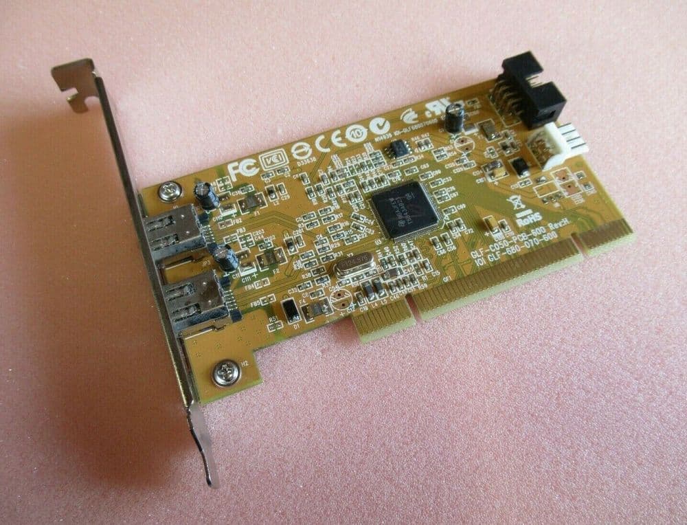 HP 354614-008 515182-001 Dual-Ports Firewire IEEE 1394 PCIe x1 Network ...