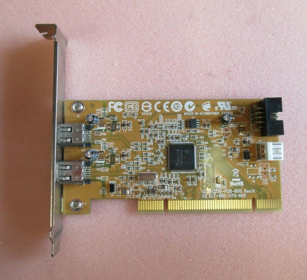 HP 354614-008 515182-001 Dual-Ports Firewire IEEE 1394 PCIe x1 Network ...