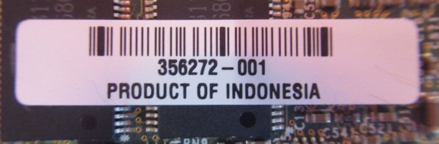 HP 356272-001 Smart Array 128MB Cache Memory Module With Battery 274779-001