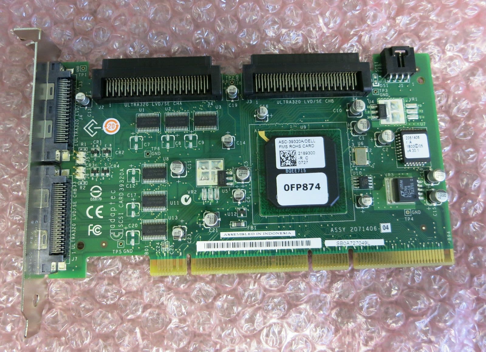 HP 370900-001 373239-001 PCI-X Ultra320 SCSI Adapter Controller RAID Card