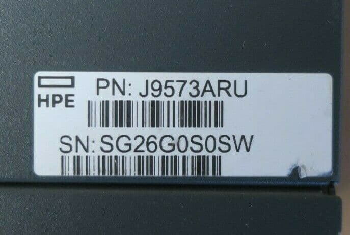 HP 3800-24G-PoE -2SFP 24x Gigabit RJ45 PoE 2x 10GbE SFP Port J9573A Switch