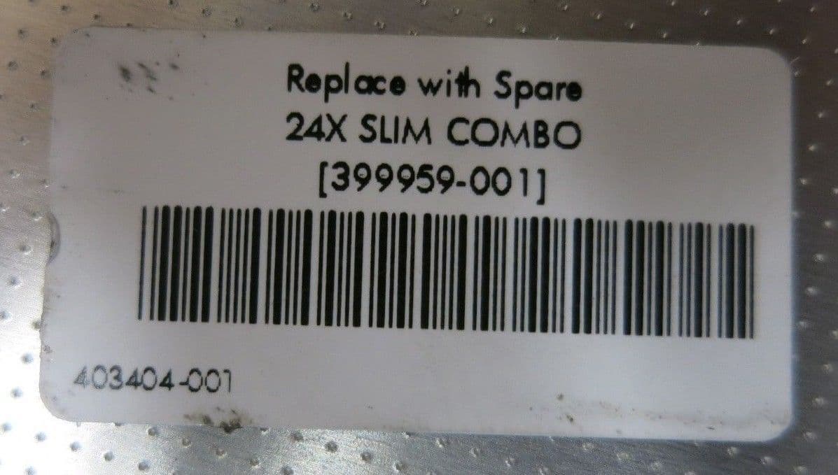 HP 391649-FD0 399959-001 TS-L462 Proliant 24x IDE Slimline CD-R/W DVD ...