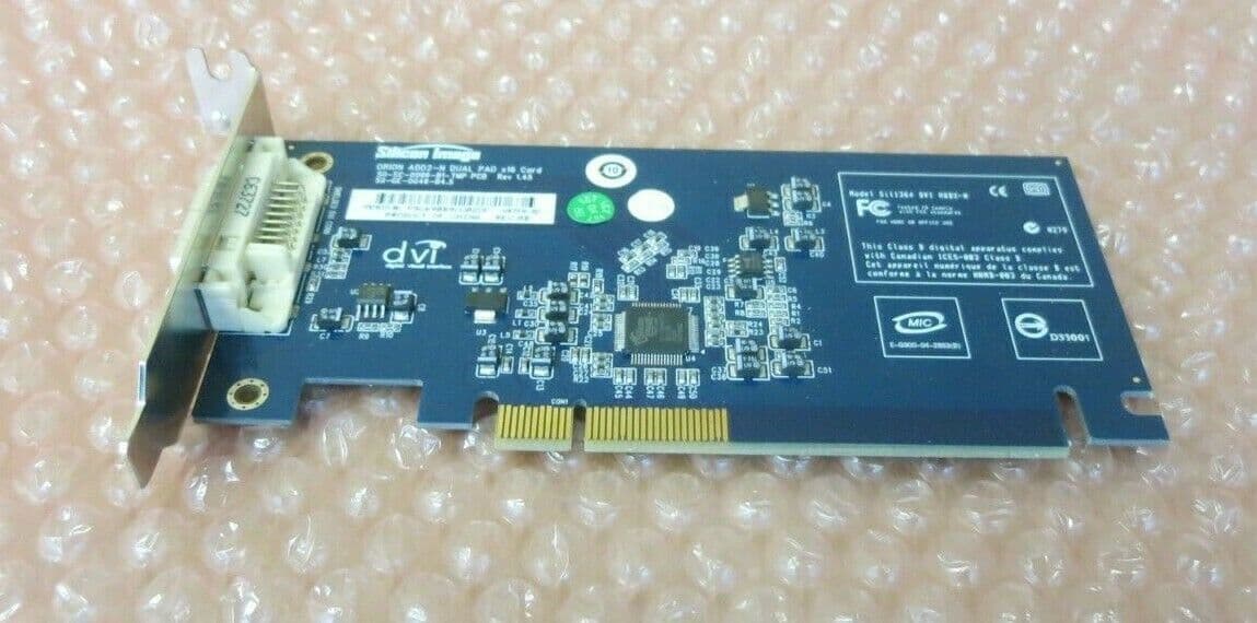 HP 398333-001 ADD2-N PCI-Express x16 DVI-D Low Profile Adapter Card ...