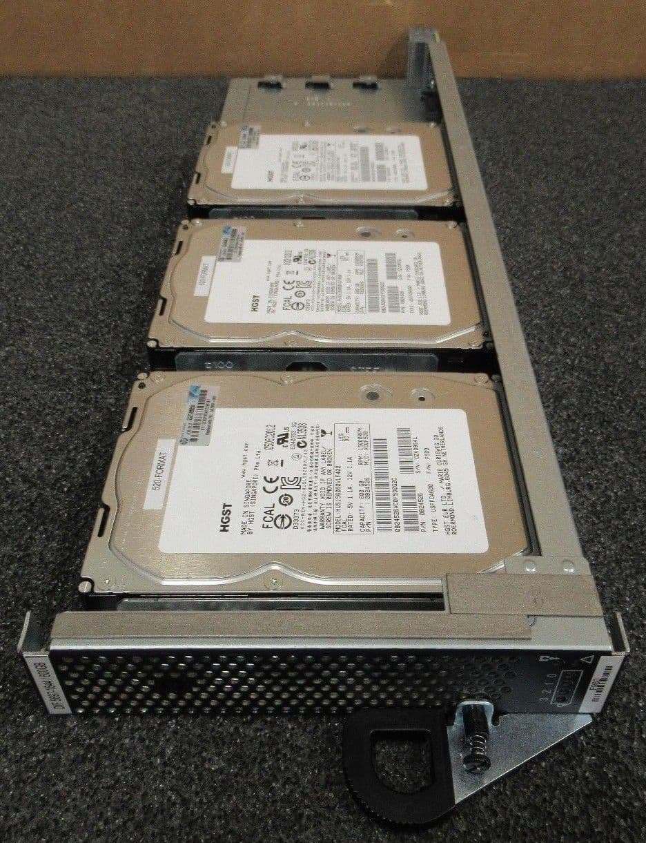 HP 3PAR 5697-1644 3 x 600GB Fibre Channel Drive Sled Magazine Blade ...