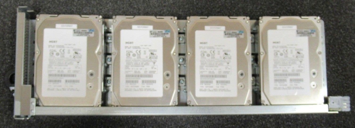 HP 3PAR 5697-1644 4 x 600GB Fibre Channel Drive Sled Magazine Blade ...