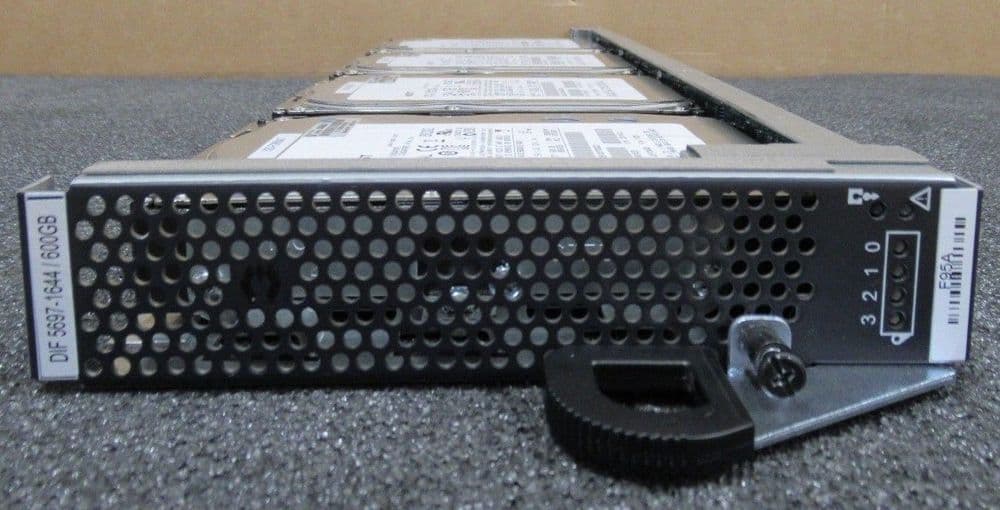 HP 3PAR 5697-1644 4 x 600GB Fibre Channel Drive Sled Magazine Blade ...