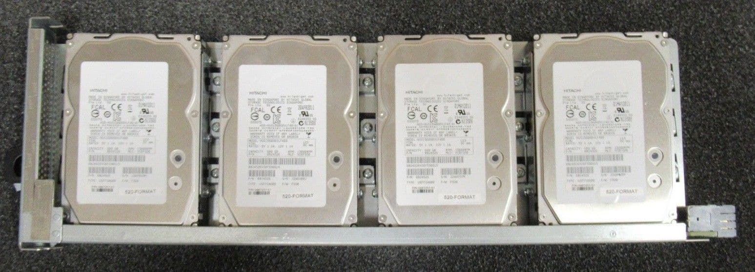 HP 3PAR 970-200131 4 x 600GB Fibre Channel Drive Sled Magazine Blade ...