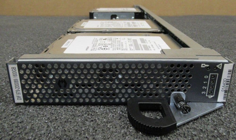 HP 3PAR 979-200089 3 x 600GB Fibre Channel Drive Sled Magazine Blade ...