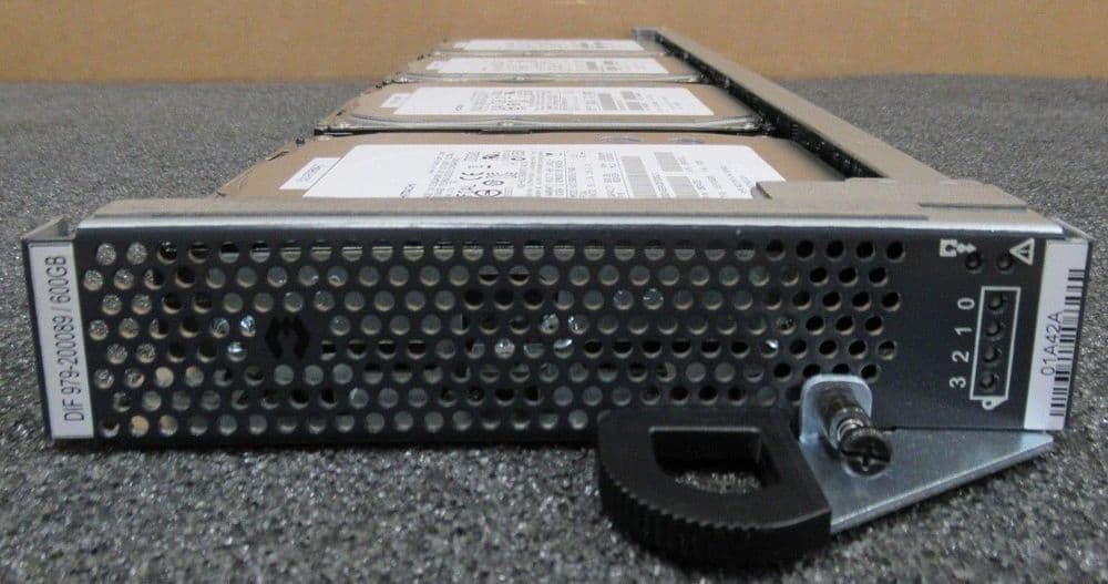 HP 3PAR 979-200089 4 x 600GB Fibre Channel Drive Sled Magazine Blade ...