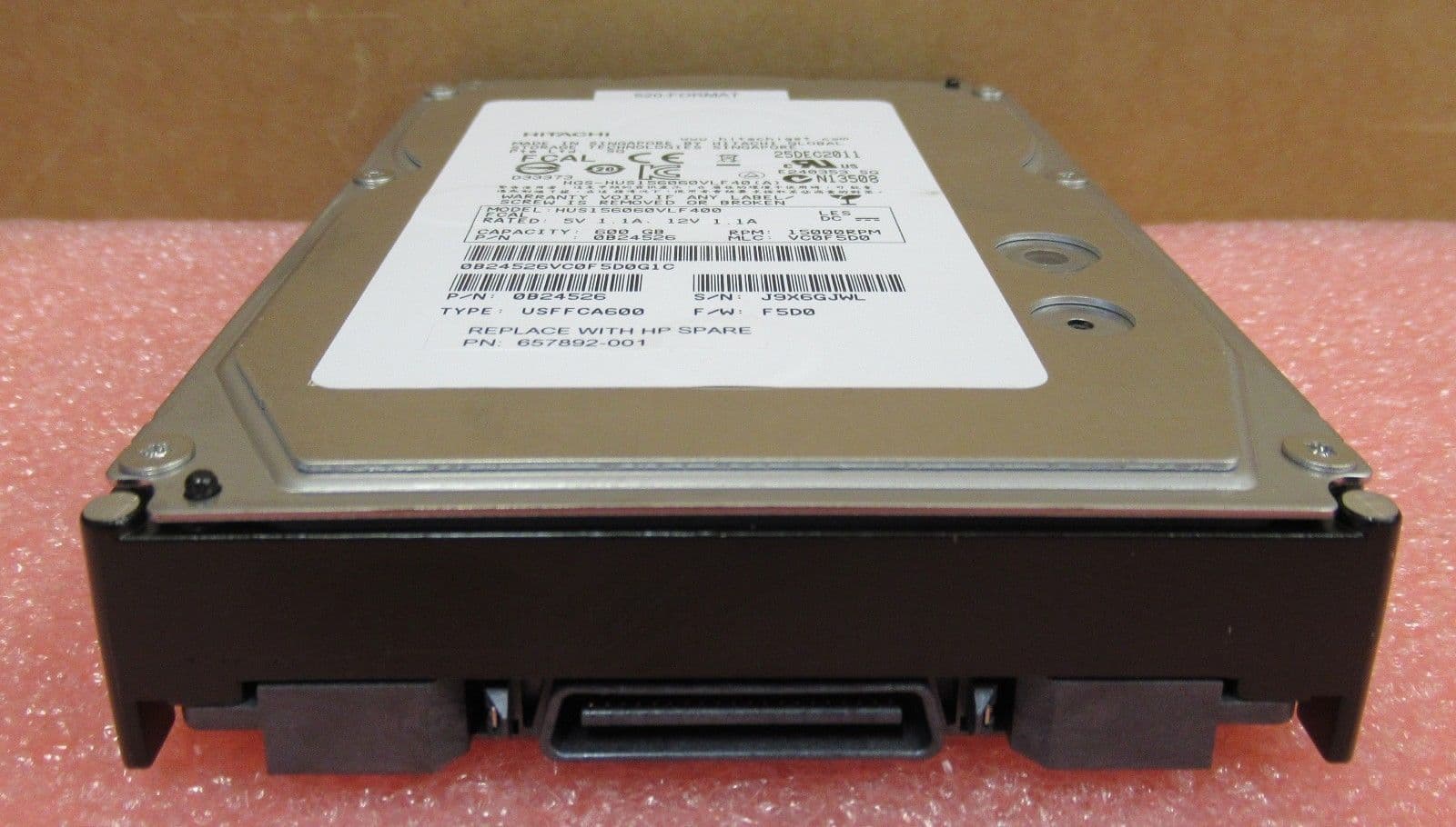 HP 3PAR Hitachi 600GB 3 5" FC 4GB/s 15K 64MB HDD Server Hard Drive ...