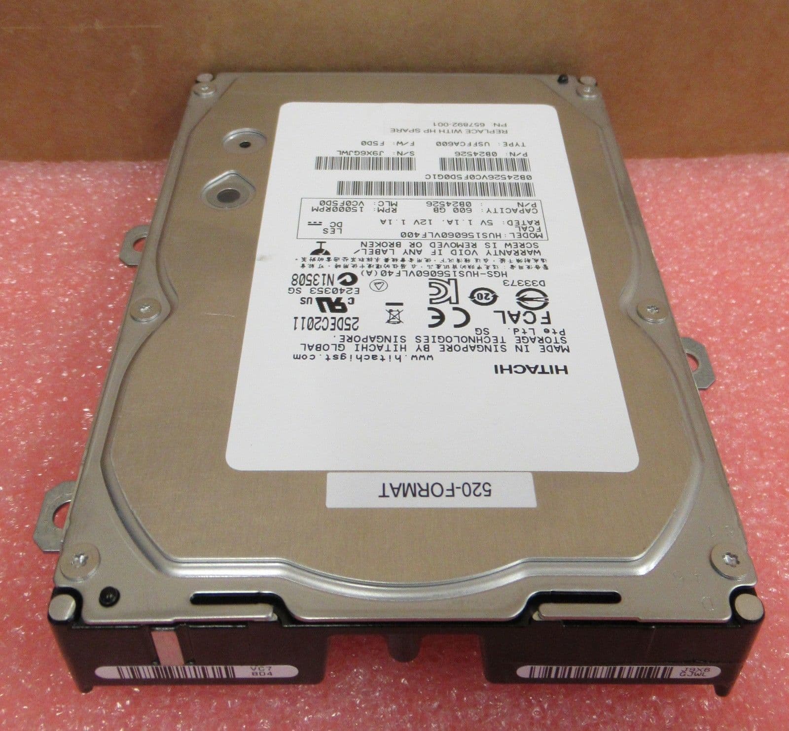 HP 3PAR Hitachi 600GB 3 5" FC 4GB/s 15K 64MB HDD Server Hard Drive ...