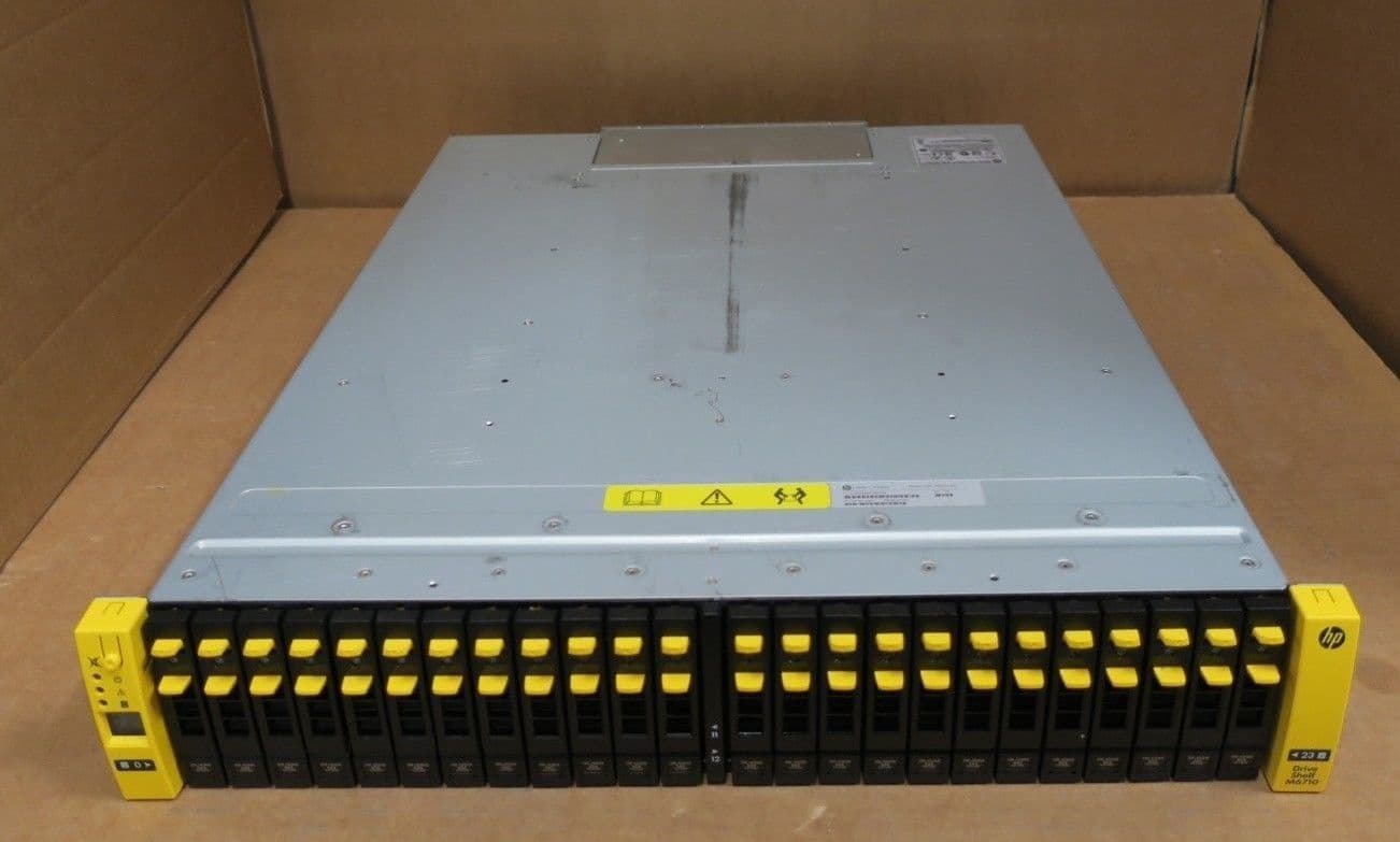 HP 3Par M6710 7200 2-Node Base 2U Array 10 8TB HDD 2x Raid Controller ...