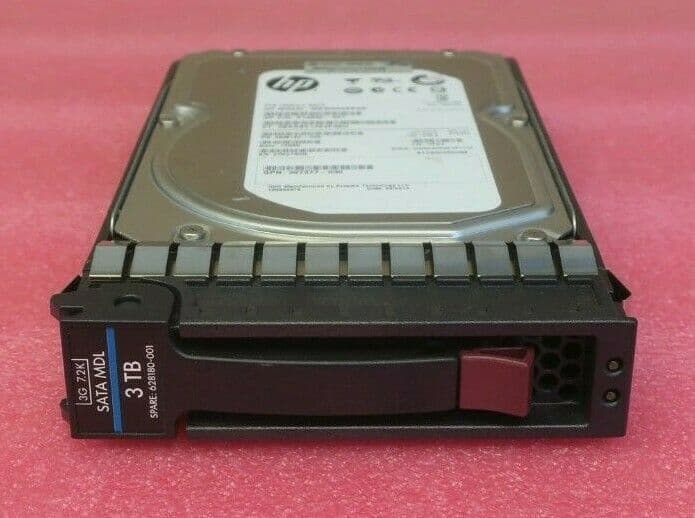 HP 3TB 7 2K 3 5" SATA 3G Hot-Plug Hard Drive HDD 628180-001 628059-B21 ...