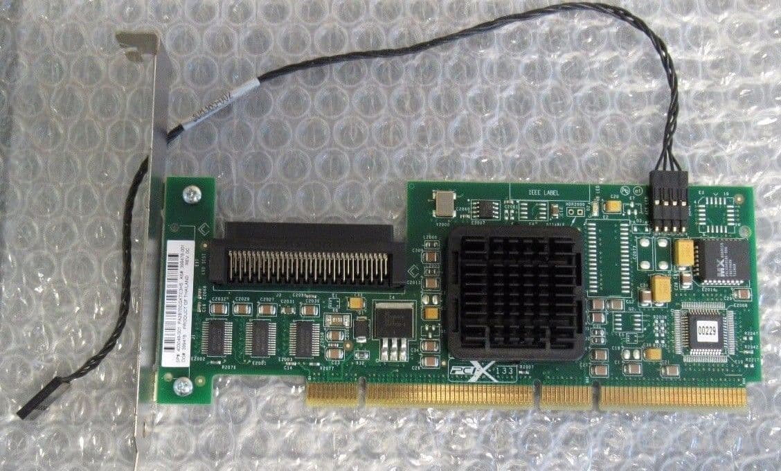 HP 403049-001 SC 133MHz PCI-X Ultra320 SCSI RAID Controller w Cable ...