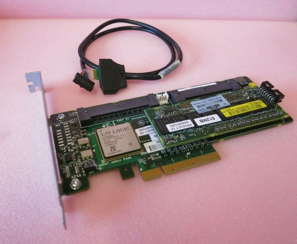 HP 405832-001 405835-001 408658-002 512MB Controller Card And Battery Cable