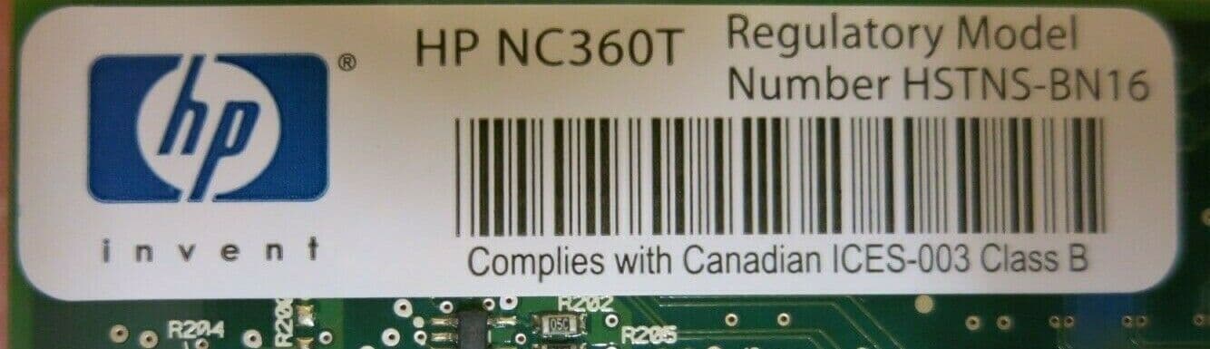 HP 412651-001 412646-001 NC360T Dual Port PCI Gigabit Network Card No ...
