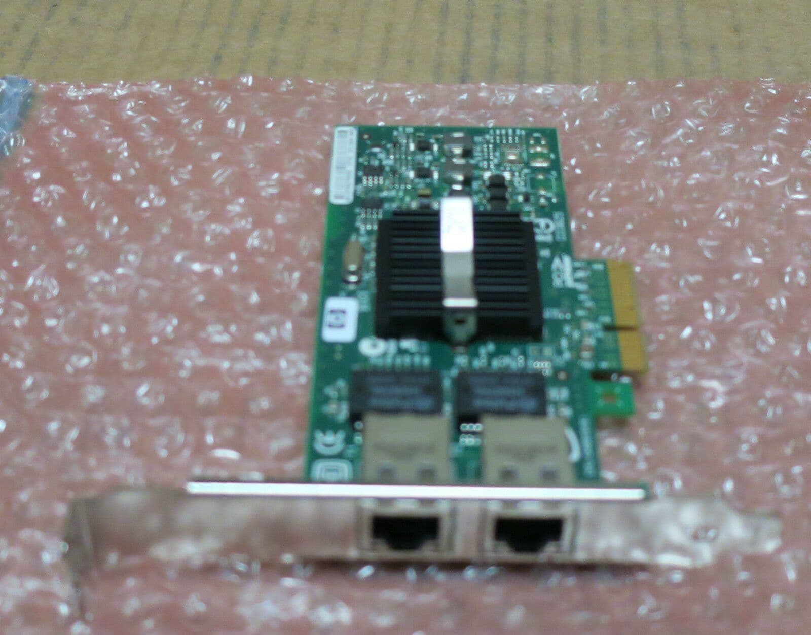 HP 412651-001 412646-001 NC360T PCI Dual Port Gigabit Network Card Full ...