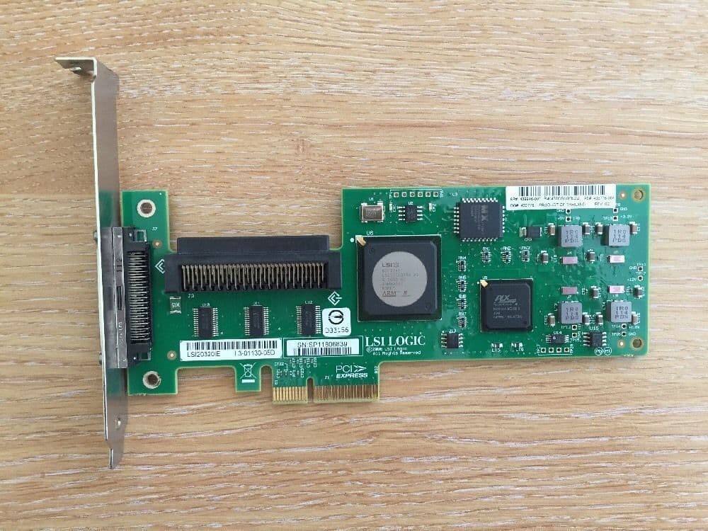 HP 439946-001 SC11Xe Ultra320 Single Channel PCIe x4 SCSI Host Bus Adapter