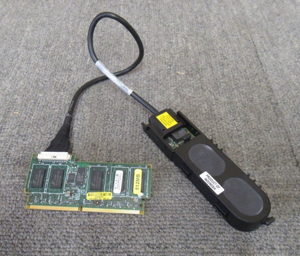 HP 462975-001 Smart Array 512MB Cache With Battery 462976-001 & Cable ...