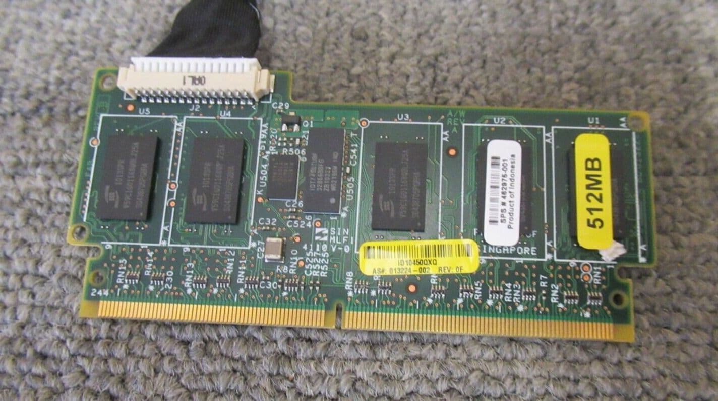 HP 462975-001 Smart Array 512MB Cache With Battery 462976-001 & Cable ...